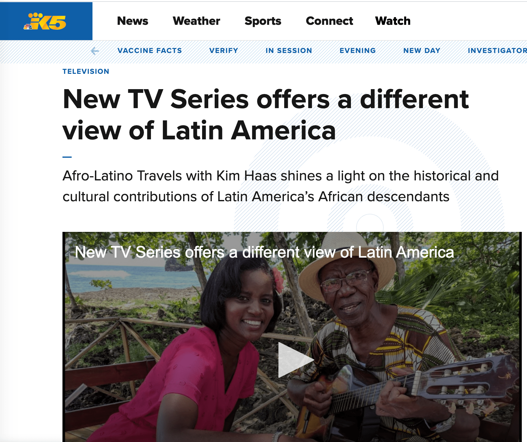 Media - Afro-Latino Travels With Kim Haas